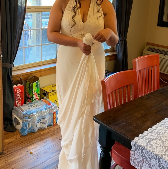 Apallas Athena | Dresses | White Formal Gown Prom Dress Wedding Dress ...